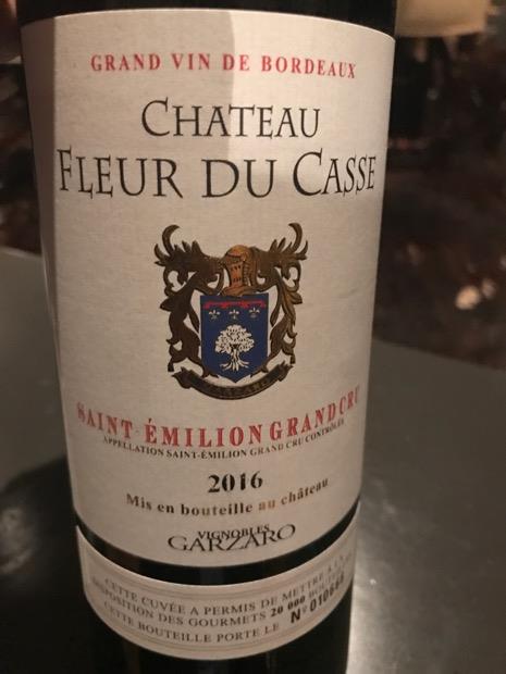 2016 Château La Fleur du Casse, France, Bordeaux, Libournais, St ...