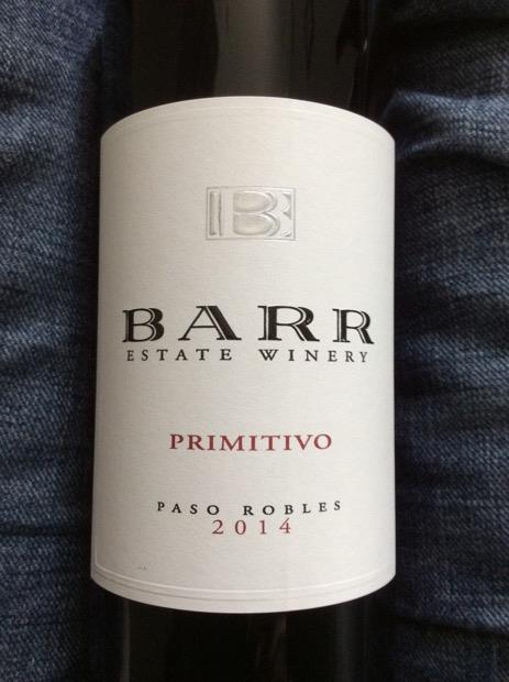 NV Barr Estate Winery Primitivo, USA, California, Central Coast, Paso ...