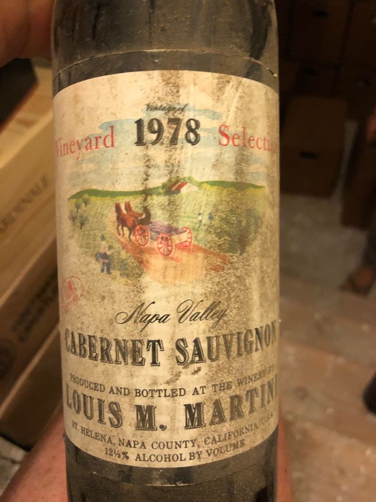 1979 Louis M. Martini Cabernet Sauvignon Vineyard Selection, USA ...