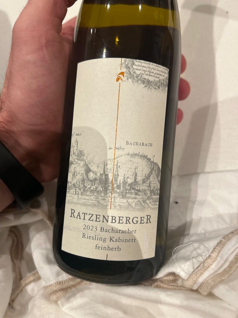 2023 Ratzenberger Bacharacher Riesling Kabinett feinherb, Germany, Mittelrhein - CellarTracker