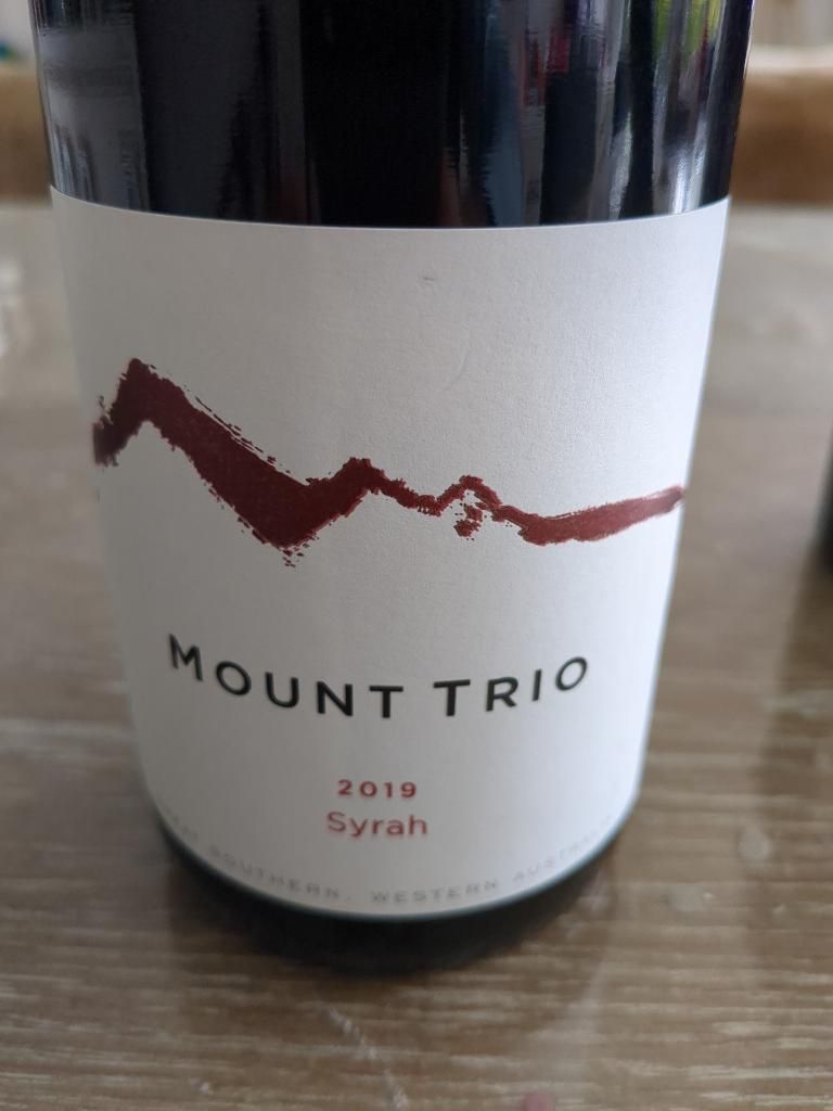 2020 Mount Trio Syrah, Australia, Western Australia, South West ...