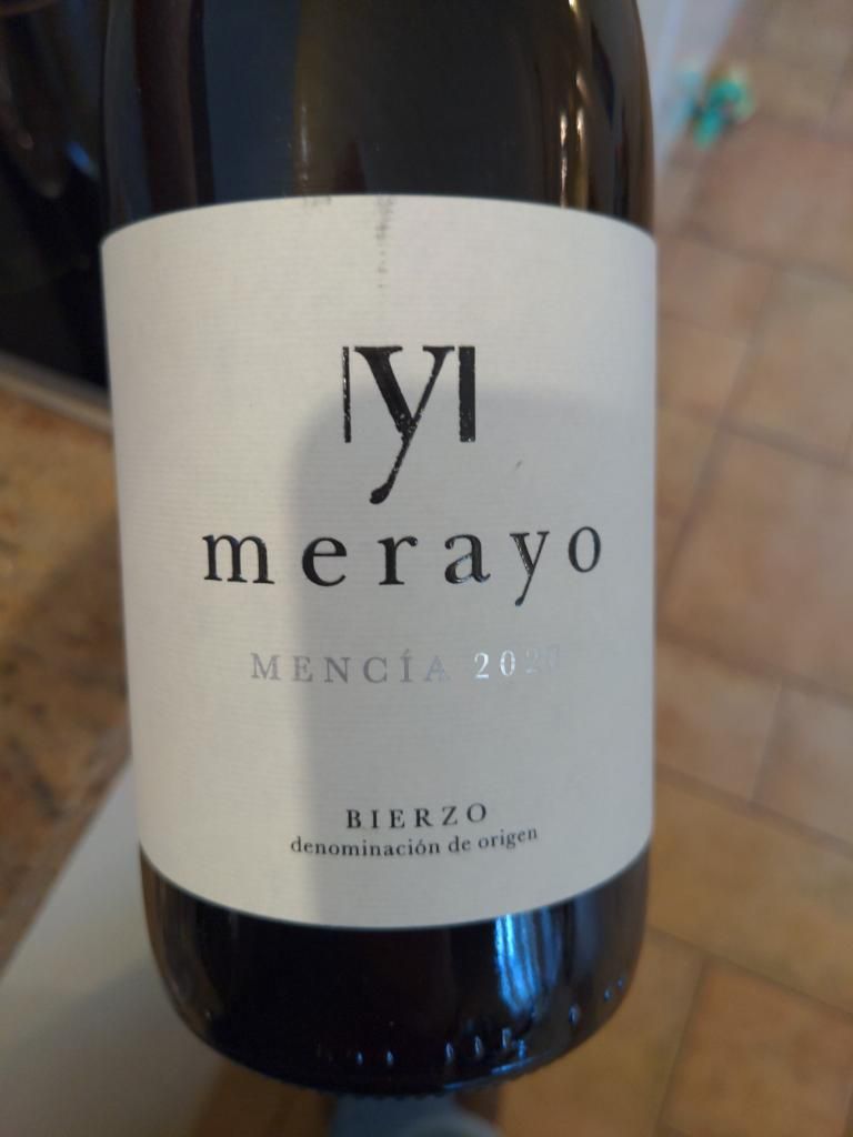 2021 Bodegas y Vinedos Merayo Mencía Bierzo, Spain, Castilla y León ...