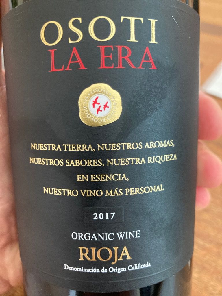 2019 Osoti Viñedos Ecológicos Rioja La Era, Spain, La Rioja, Rioja ...