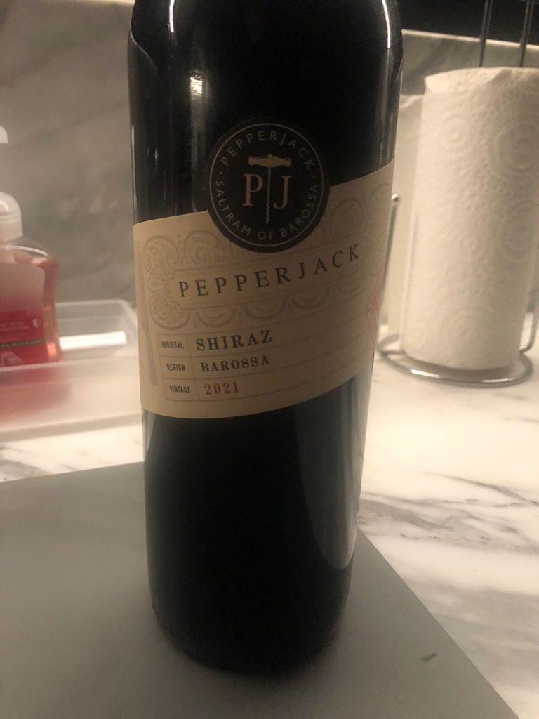 2021 Pepperjack Shiraz, Australia, South Australia, Barossa, Barossa ...