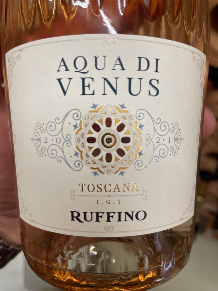 2021 Ruffino Aqua di Venus Rosé Toscana IGT, Italy, Tuscany, Toscana ...
