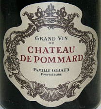 2005 Château de Pommard Pommard Grand Vin, France, Burgundy, Côte de ...