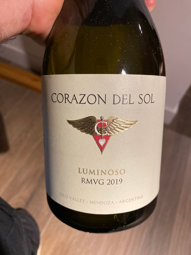 2020 Corazon del Sol Luminoso RMVG, Argentina, Mendoza, Valle de Uco ...