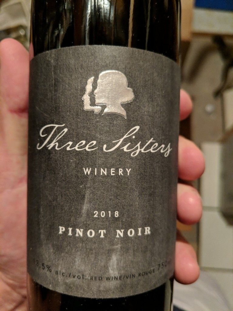 2018 Three Sisters Winery Pinot Noir, Canada, British Columbia ...