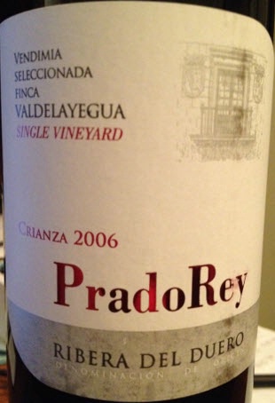 2006 Prado Rey Ribera del Duero Crianza Vendimia Seleccionada Finca ...