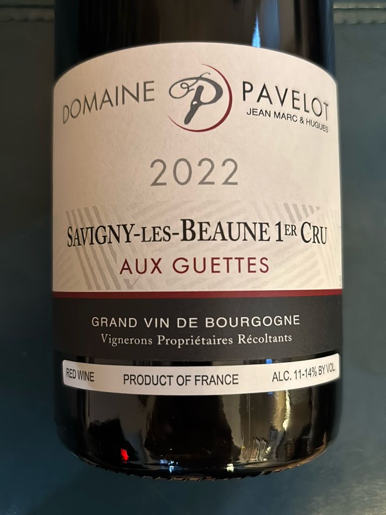 2023 Domaine Pavelot (Jean-Marc et Hugues) Savigny-lès-Beaune 1er Cru ...