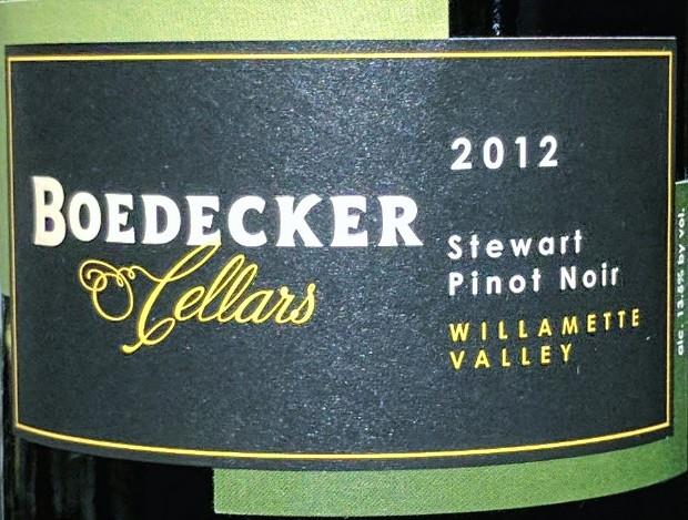 2012 Boedecker Cellars Pinot Noir Stewart, USA, Oregon, Willamette ...