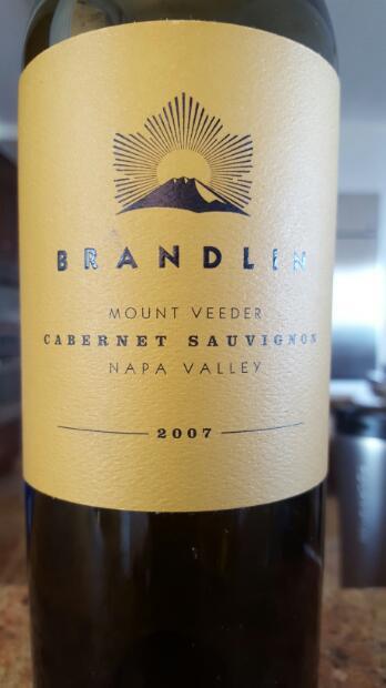 2007 Brandlin Cabernet Sauvignon, USA, California, Napa Valley, Mt ...