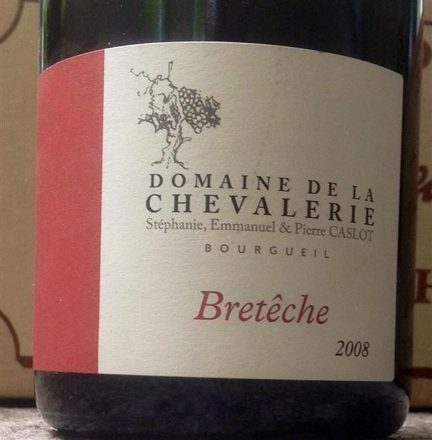 2017 Domaine de la Chevalerie Bourgueil Bretêche, France, Loire Valley ...