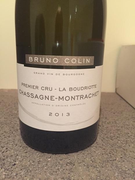 2013 Bruno Colin Chassagne-Montrachet 1er Cru Morgeot, France, Burgundy ...