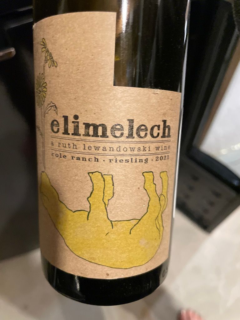 2022 Ruth Lewandowski Wines Riesling Elimelech Cuvée Zero, USA ...