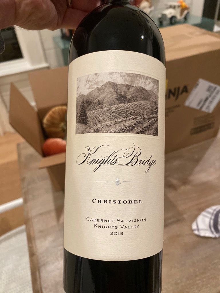 2019 Knights Bridge Cabernet Sauvignon Christobel, USA, California ...