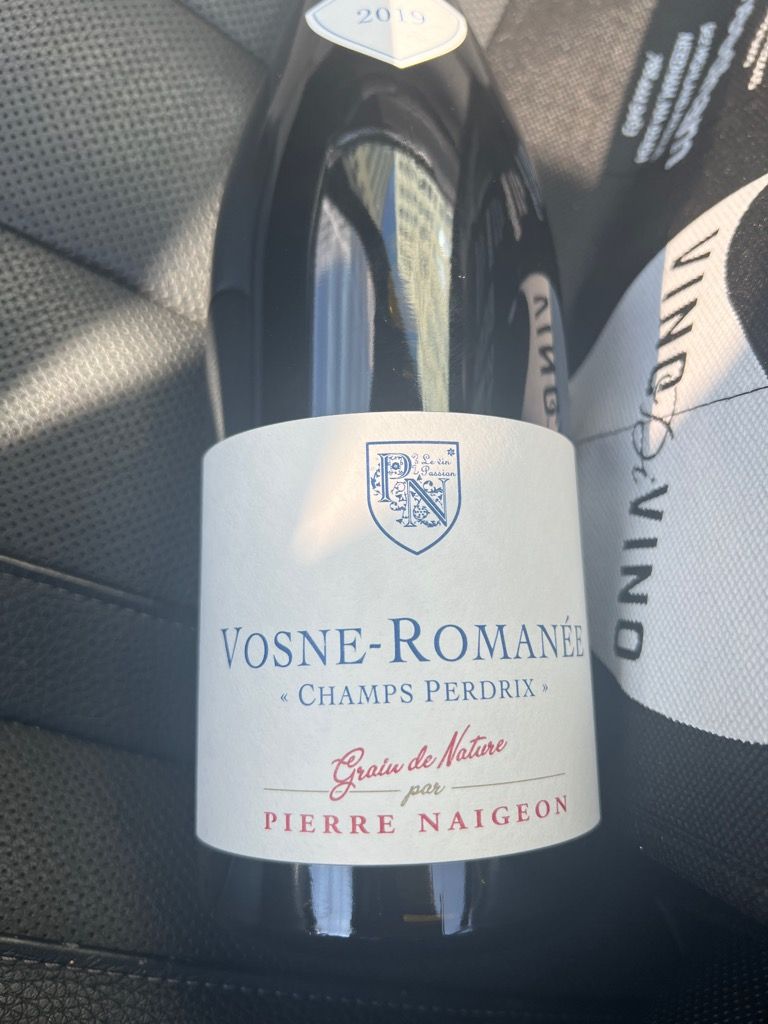 2017 Domaine Pierre Naigeon Vosne-Romanée Champs Perdrix, France ...