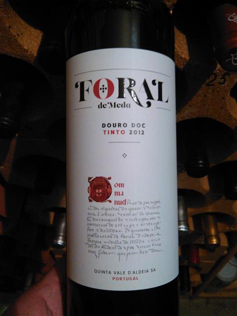 2012 Quinta Vale D’Aldeia Douro Foral de Meda, Portugal, Douro ...