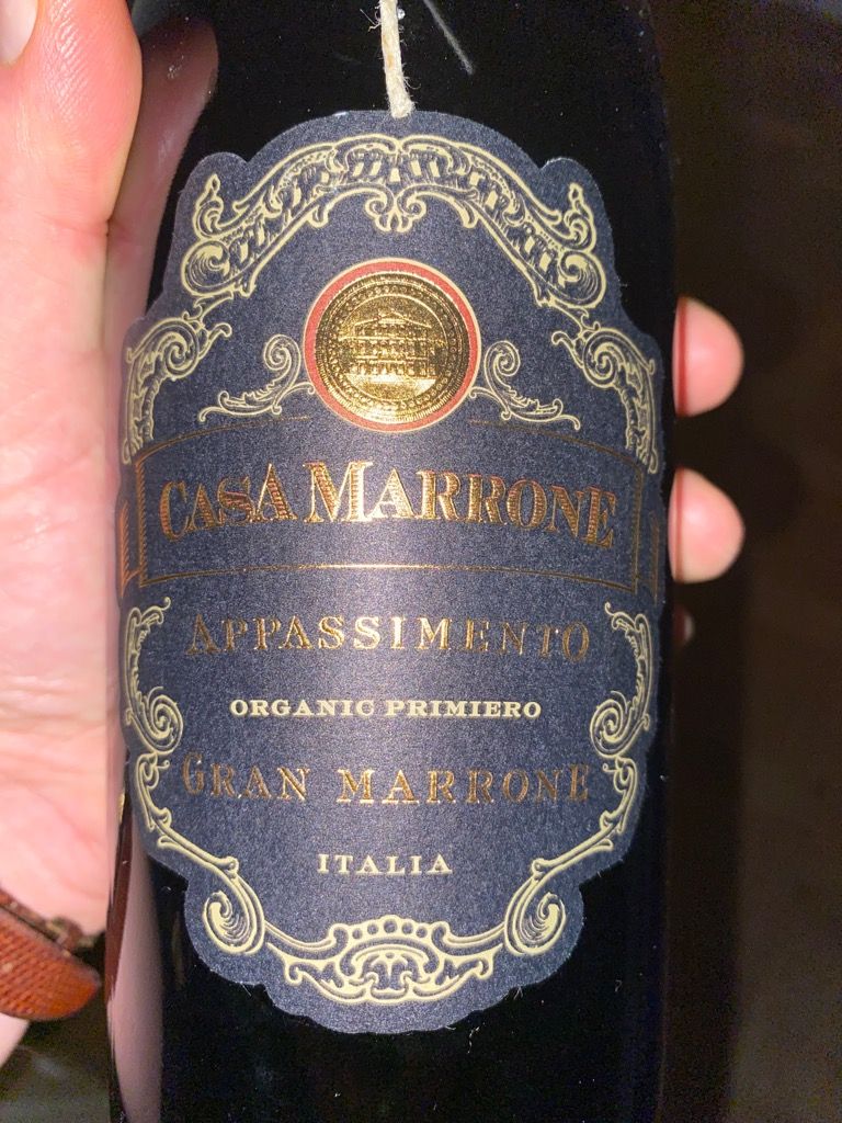 2022 Casa Vinicola Botter Casa Marrone Appassimento Gran Marrone, Italy ...
