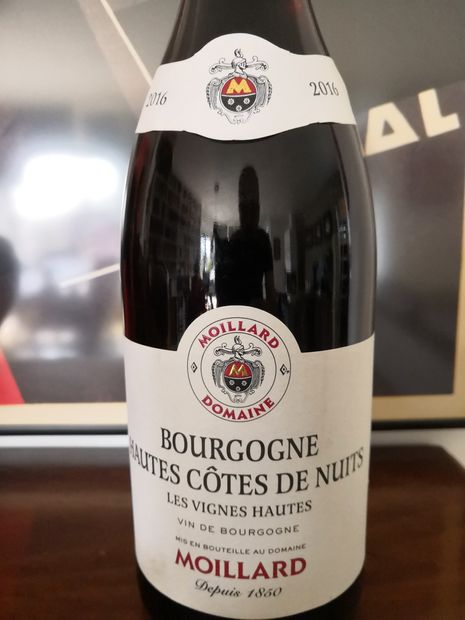 2016 Moillard Bourgogne Hautes-Côtes de Nuits Les Vignes Hautes, France ...