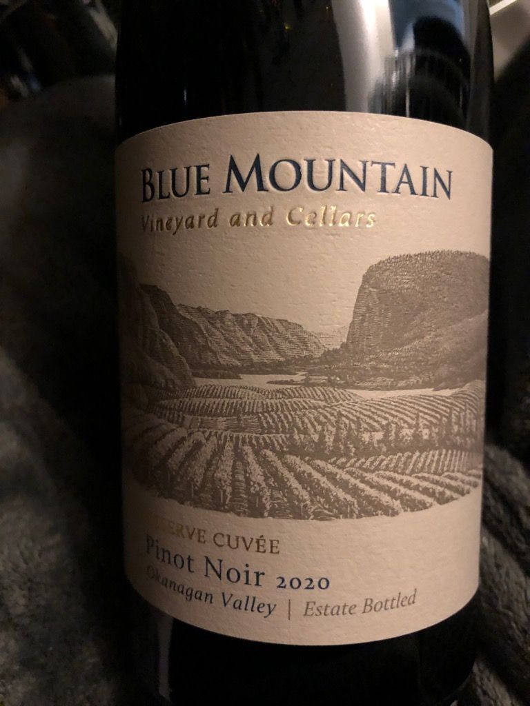 2020 Blue Mountain Pinot Noir Estate Cuvée, Canada, British Columbia ...