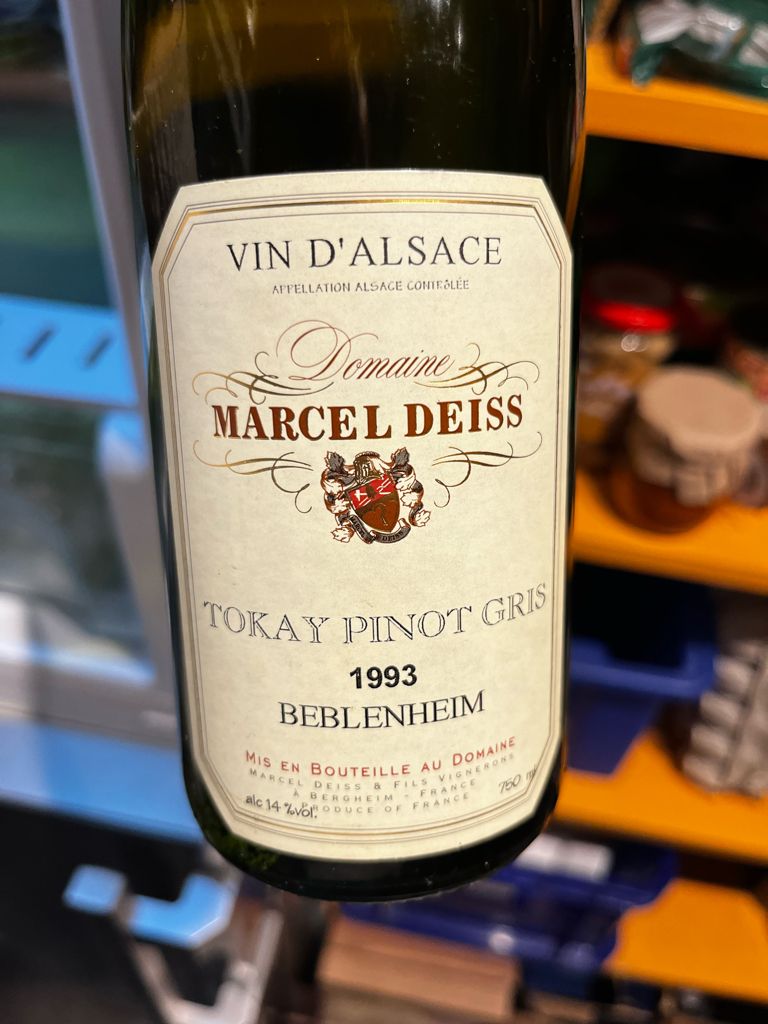 1993 Marcel Deiss Pinot Gris Beblenheim, France, Alsace - CellarTracker