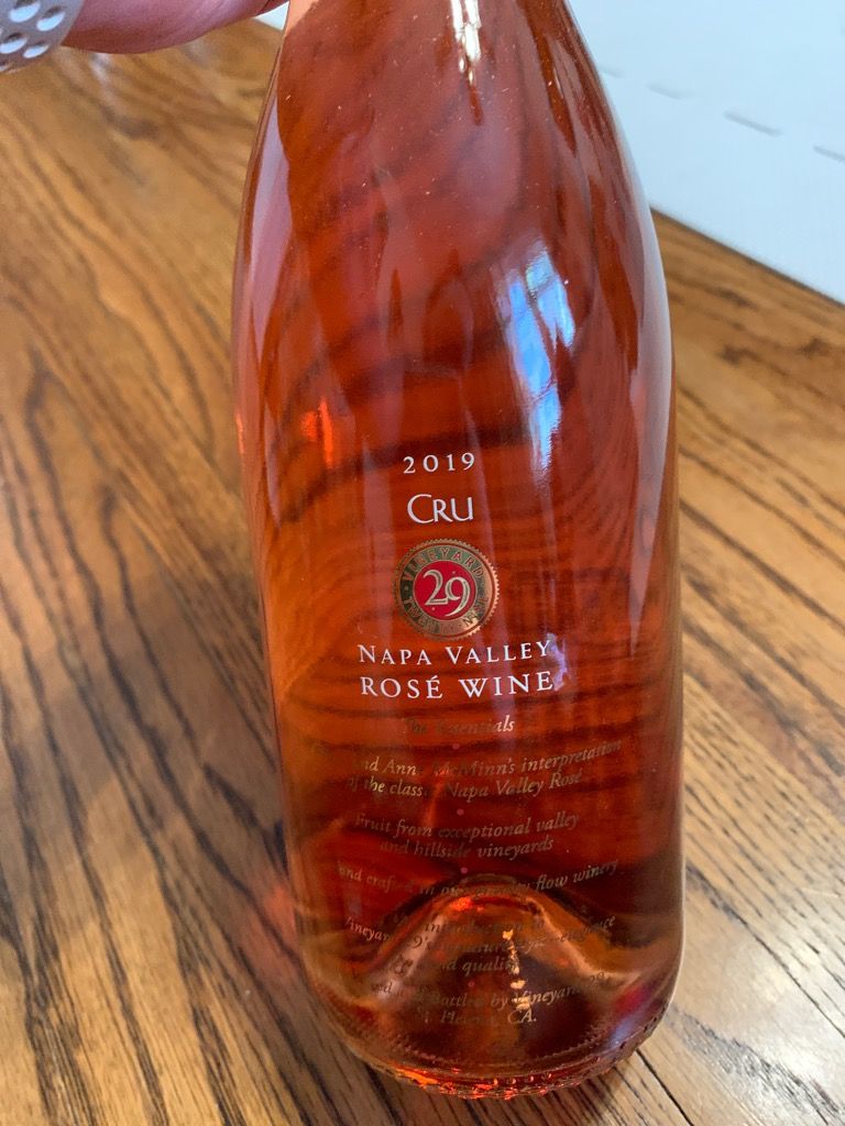 2019 Vineyard 29 Rosé Cru, USA, California, Napa Valley, St. Helena ...