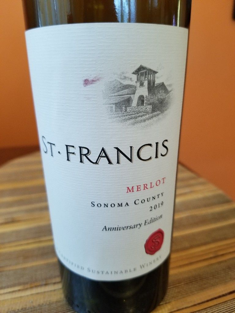 2019 St. Francis Merlot, USA, California, Sonoma County - CellarTracker