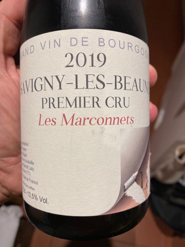 2019 Alexandre Brault Savigny-lès-Beaune 1er Cru Les Marconnets, France ...