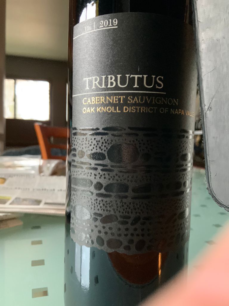 2019 Tributus Cabernet Sauvignon Oak Knoll District, USA, California ...
