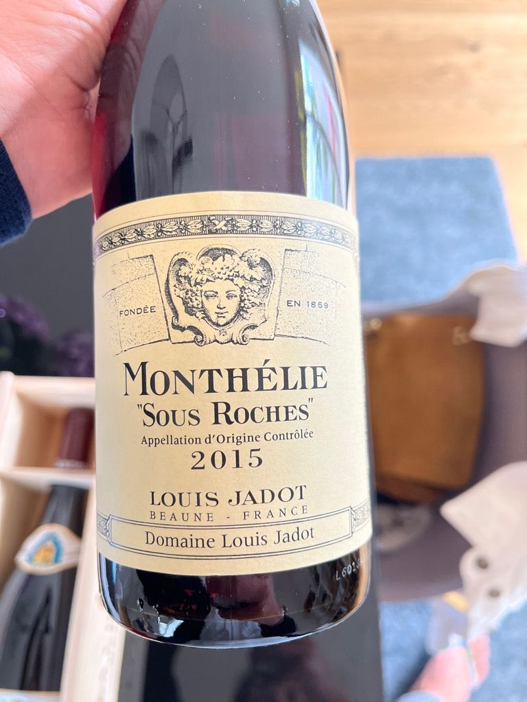 2015 Louis Jadot Monthélie Sous Roches, France, Burgundy, Côte de ...