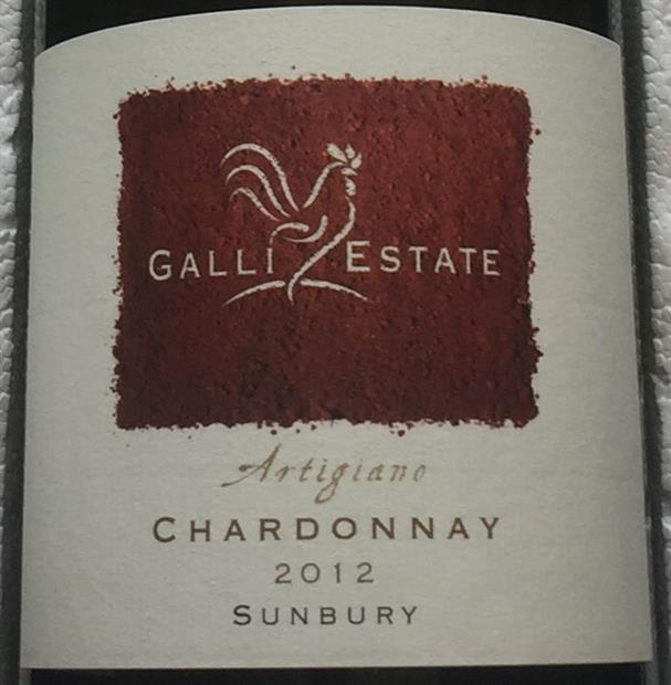 2012 Galli Estate Chardonnay Artigiano, Australia, Victoria, Port ...
