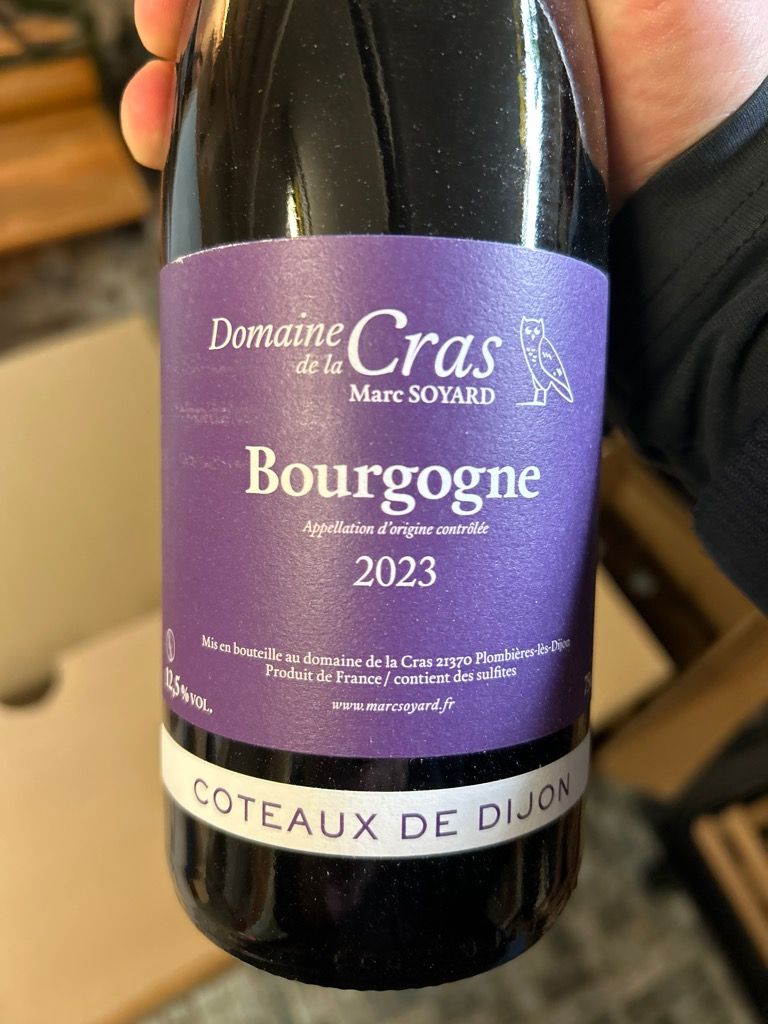 2023 Domaine de la Cras (Marc Soyard) Bourgogne Coteaux de Dijon ...