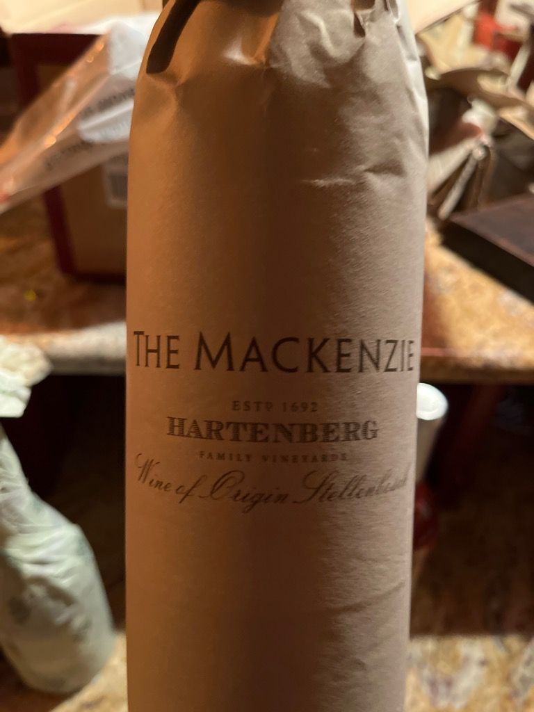 2017 Hartenberg The MacKenzie, South Africa, Coastal Region ...