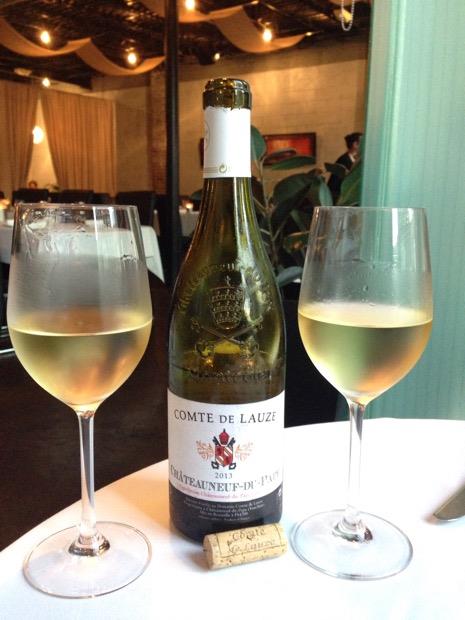 2013 Domaine Comte de Lauze Châteauneuf-du-Pape Blanc, France, Rhône ...