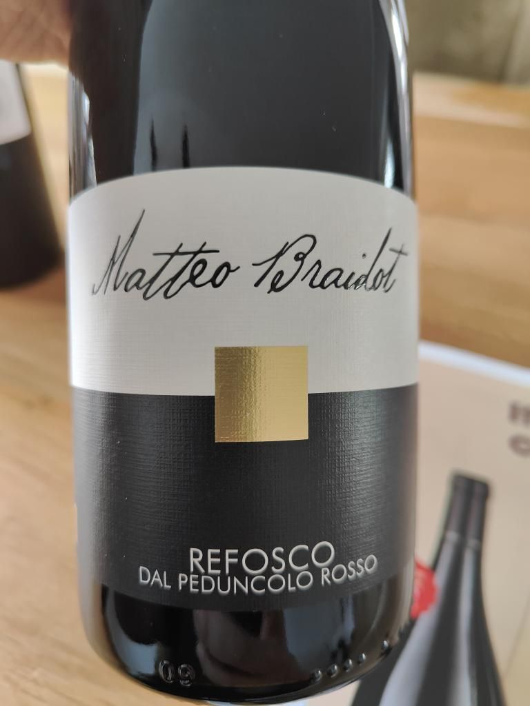2020 Matteo Braidot Refosco dal Peduncolo Rosso Delle Venezie, Italy ...