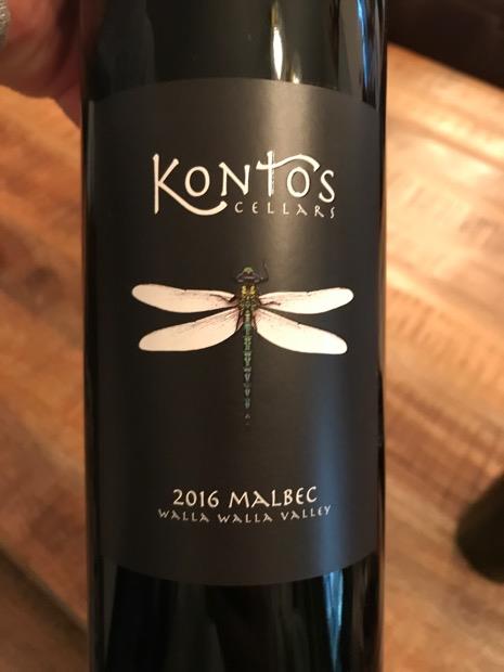 2016 Kontos Cellars Malbec, USA, Washington, Columbia Valley, Walla ...