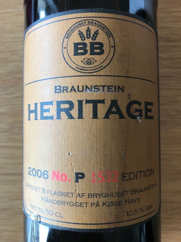 2006 Bryghuset Braunstein Heritage, Denmark, Sjaelland - CellarTracker