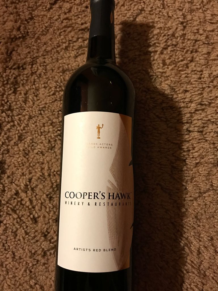2024 Cooper's Hawk SAG Awards Artist's Red Blend, USA, American ...