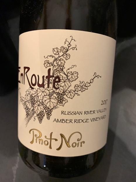 2017 EnRoute Pinot Noir Amber Ridge Vineyard, USA, California, Sonoma ...
