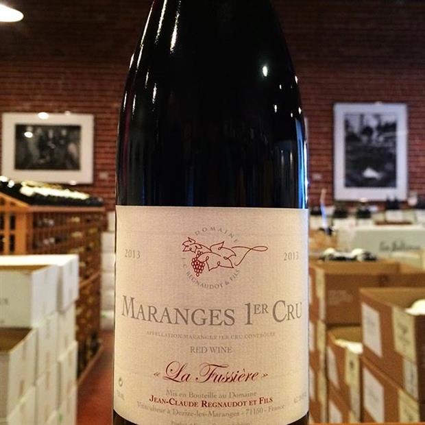 2013 Jean-Claude Regnaudot Maranges 1er Cru La Fussière, France ...