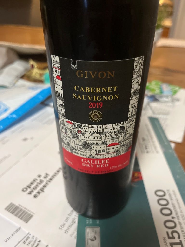 2020 Barkan Cabernet Sauvignon Givon Galil Dry Red, Israel, Galilee ...