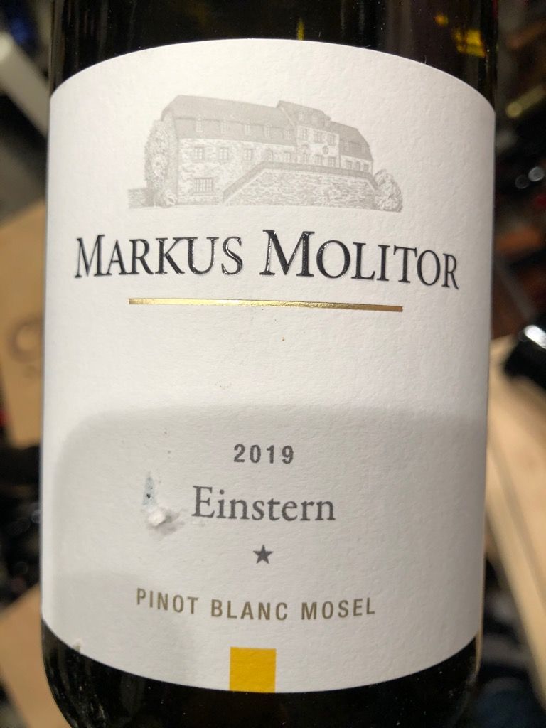 2020 Markus Molitor Pinot Blanc Einstern*, Germany, Mosel Saar Ruwer ...