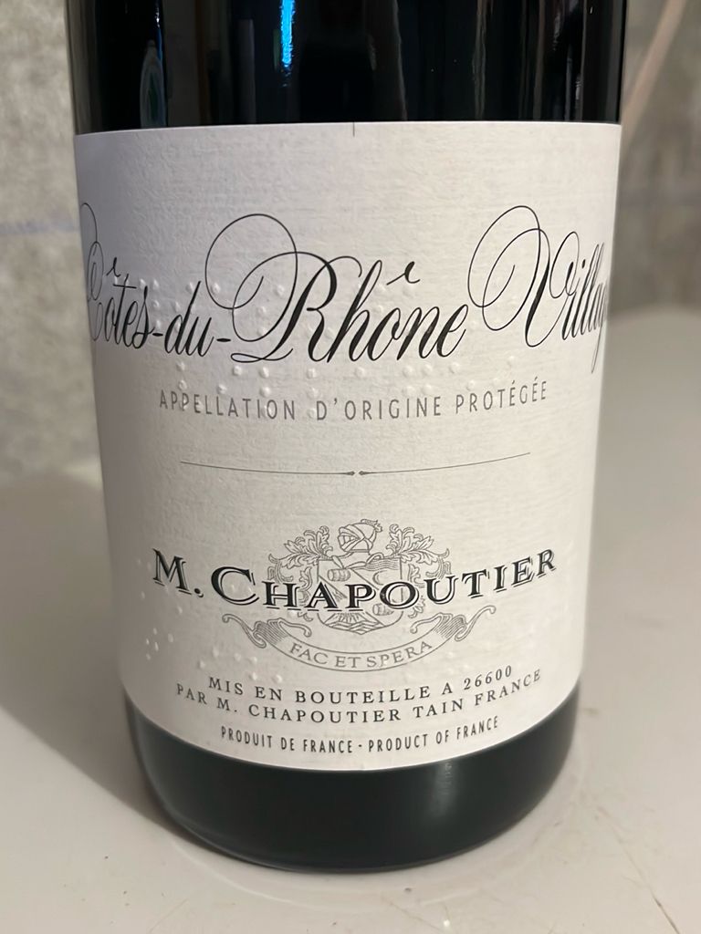 2023 M. Chapoutier Côtes du Rhône Villages, France, Rhône, Southern ...