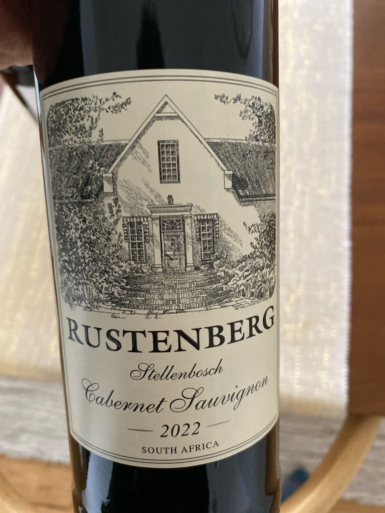 2022 Rustenberg Cabernet Sauvignon, South Africa, Coastal Region ...