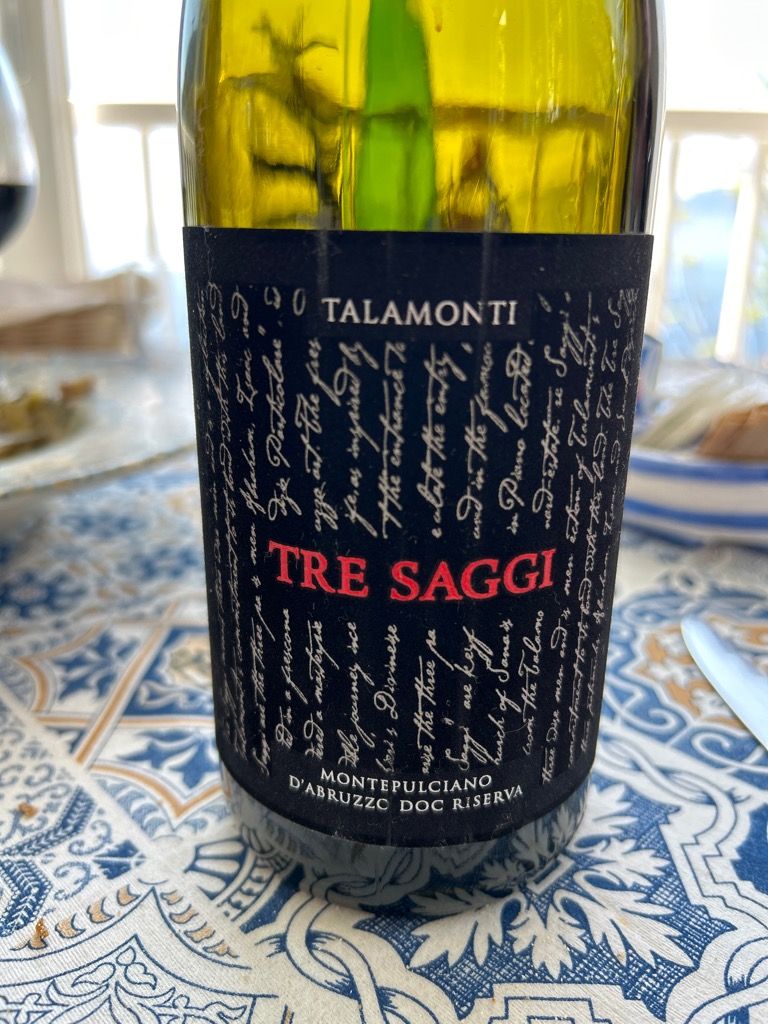 2018 Talamonti Montepulciano d'Abruzzo Tre Saggi Riserva, Italy ...