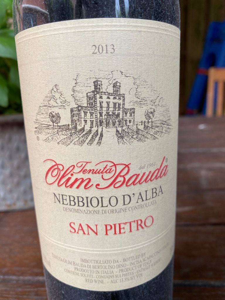 2013 Tenuta Olim Bauda Nebbiolo d'Alba San Pietro, Italy, Piedmont ...