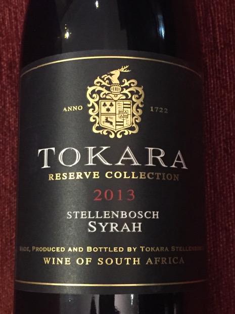 2013 Tokara Syrah Reserve Collection, South Africa, Coastal Region ...