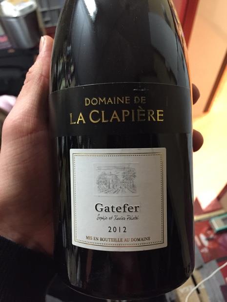 2012 Domaine de La Clapière Vin de Pays d'Oc Gatefer, France, Languedoc ...