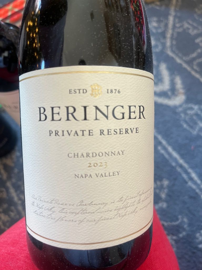 2023 Beringer Vineyards Chardonnay Private Reserve, USA, California ...